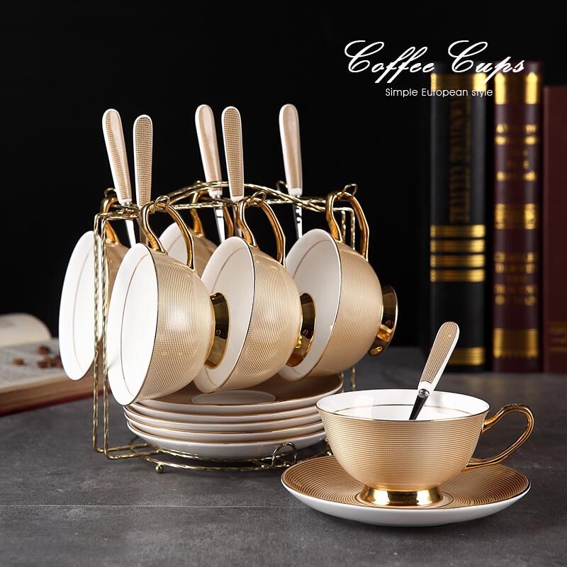 British Royal Rose Coffee Cup Luxury Tea Cup Spoon... – Grandado