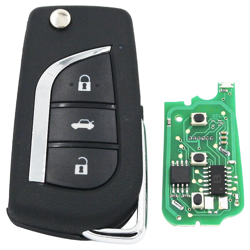 Upgraded Folding Flip Remote Key Fob 433MHz 4C Chi... – Grandado