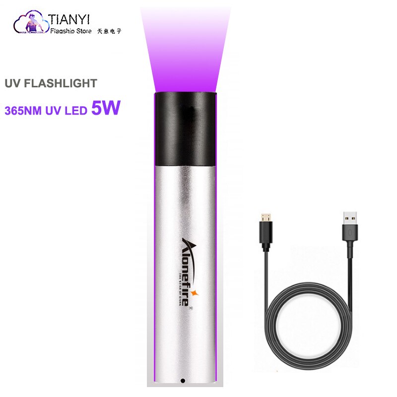 LED UV Flashlight 365nm UV Flashlight Portable Sca... – Vicedeal