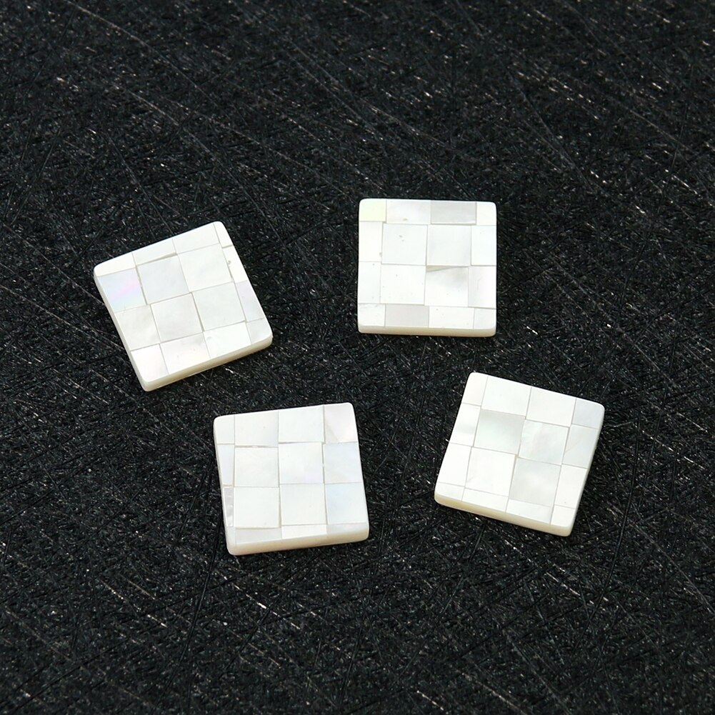 2PCS Natural Shell Mother of Pearl Square Splicing... – Vicedeal