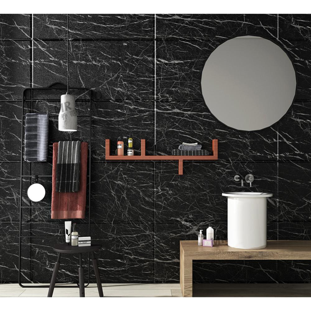 Zelfklevende 3D Marmer Patroon Behang Stenen Muur ... – Vicedeal