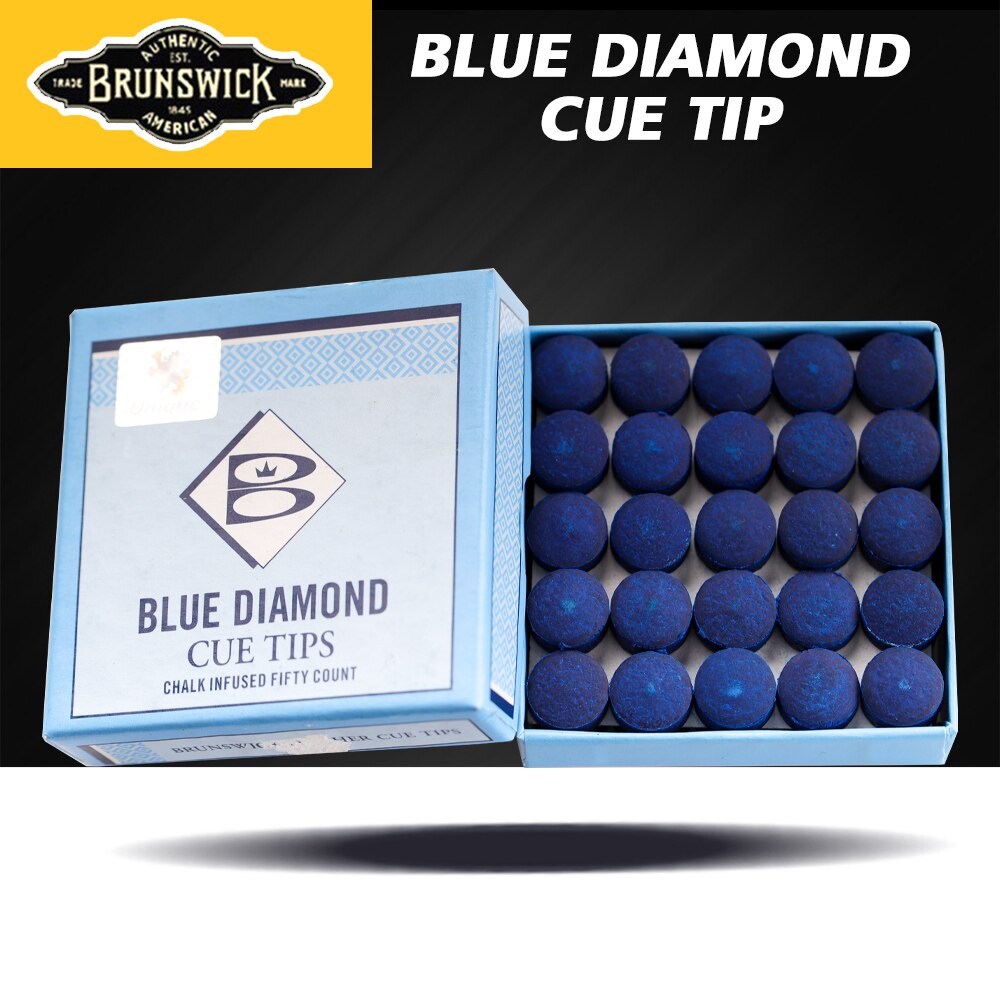 Original Blue Diamond Snooker Cue Tip10mm 11mm M dureza alta ...
