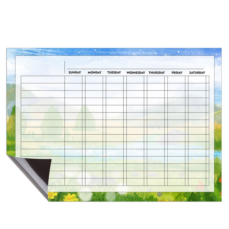 A3 Calendar Rewritable Month Week Planner Magnetic... – Grandado