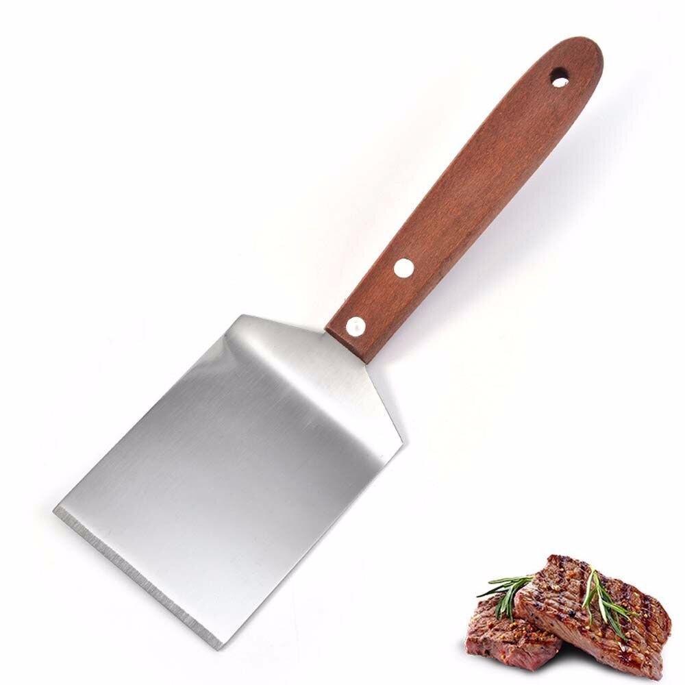 1PC Spatula Stainless Steel Cookie Spatula with Wo... – Grandado