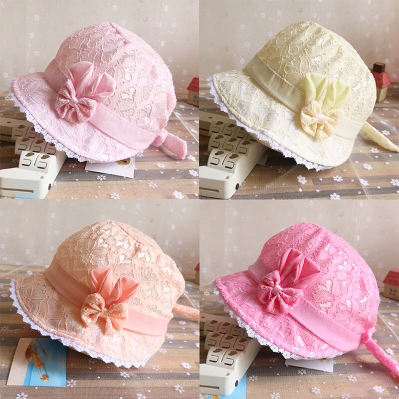 Spring Summer Cute Baby Princess Hat With Lace Sol... – Grandado
