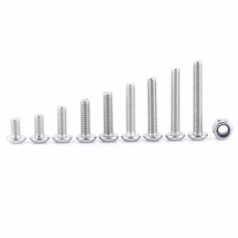 280pcs/set M3 Stainless Steel SS304 Hex Socket Scr... – Vicedeal