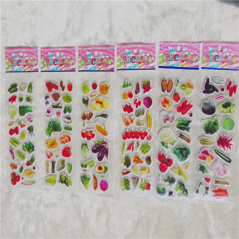 10 Sheets Vegetable Sticker Cute DIY Stickers Cart... – Grandado