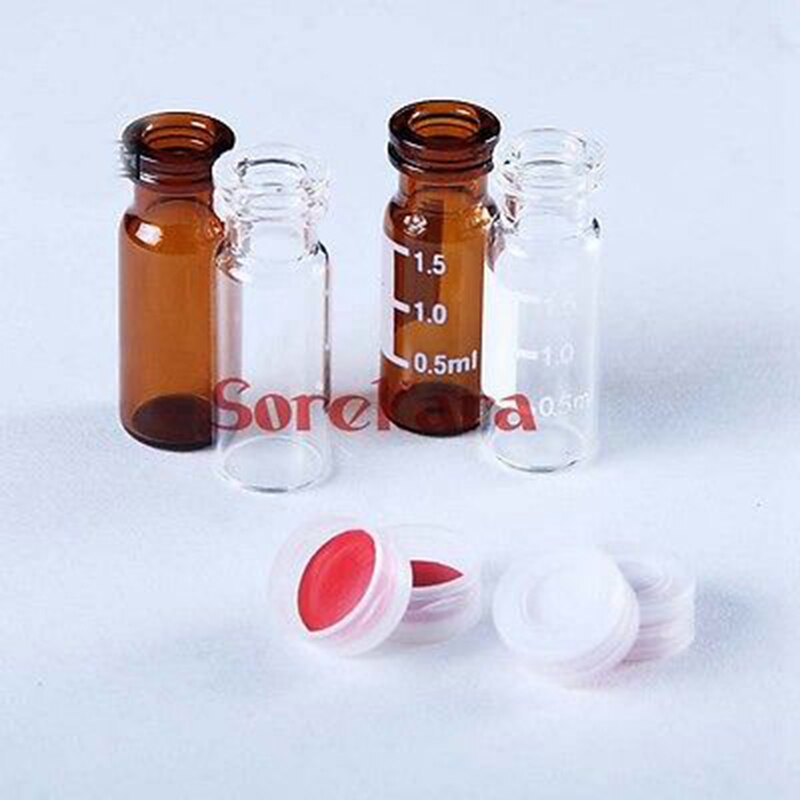2ML Clear Brown Injection Glass Vial with Center B... – Grandado
