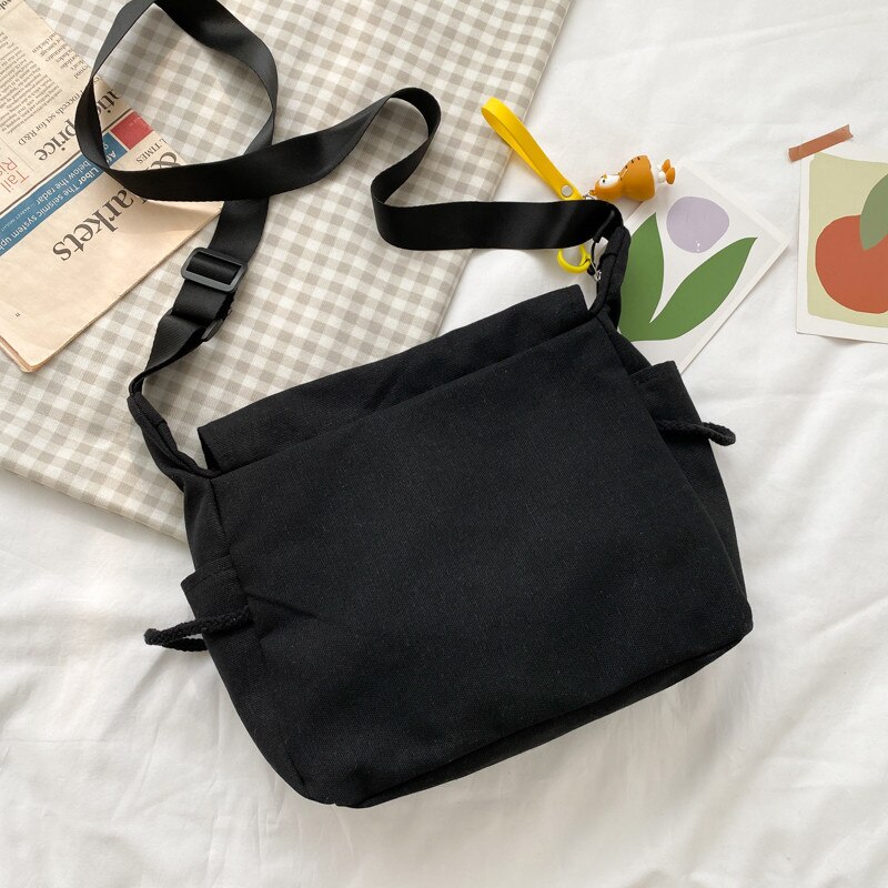 Canvas Crossbody Bag for Women Korean Cotton Cloth... – Grandado