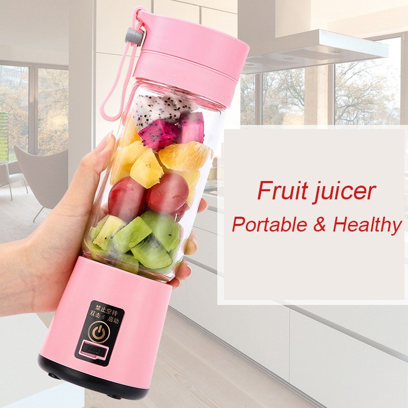 Draagbare Elektrische Fruit Citrus Juicer Fles Han... – Vicedeal
