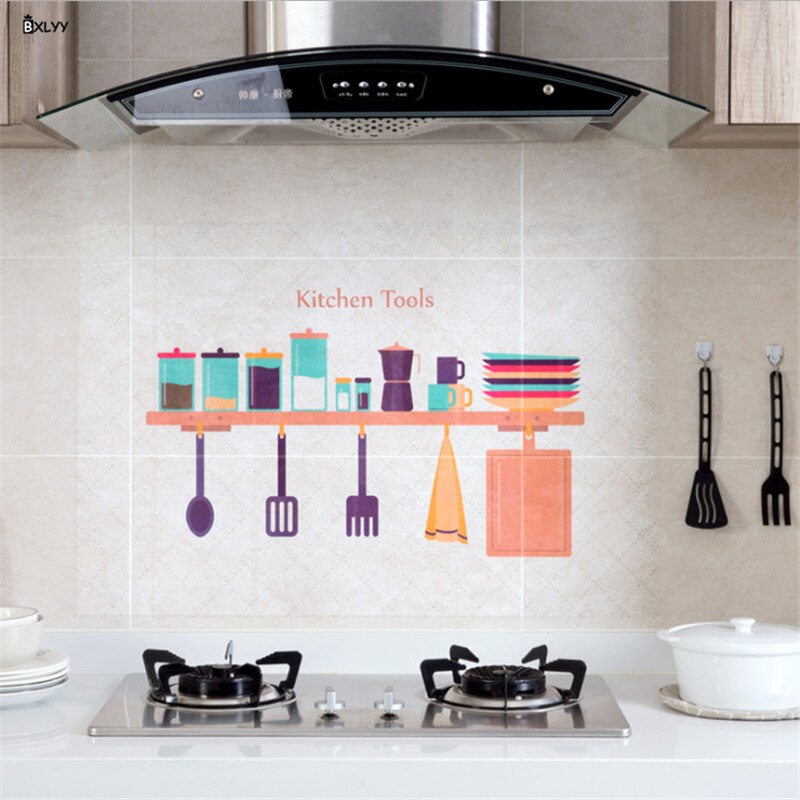 Transparent Sticker Kitchen Oilproof Sticker Alumi... – Vicedeal