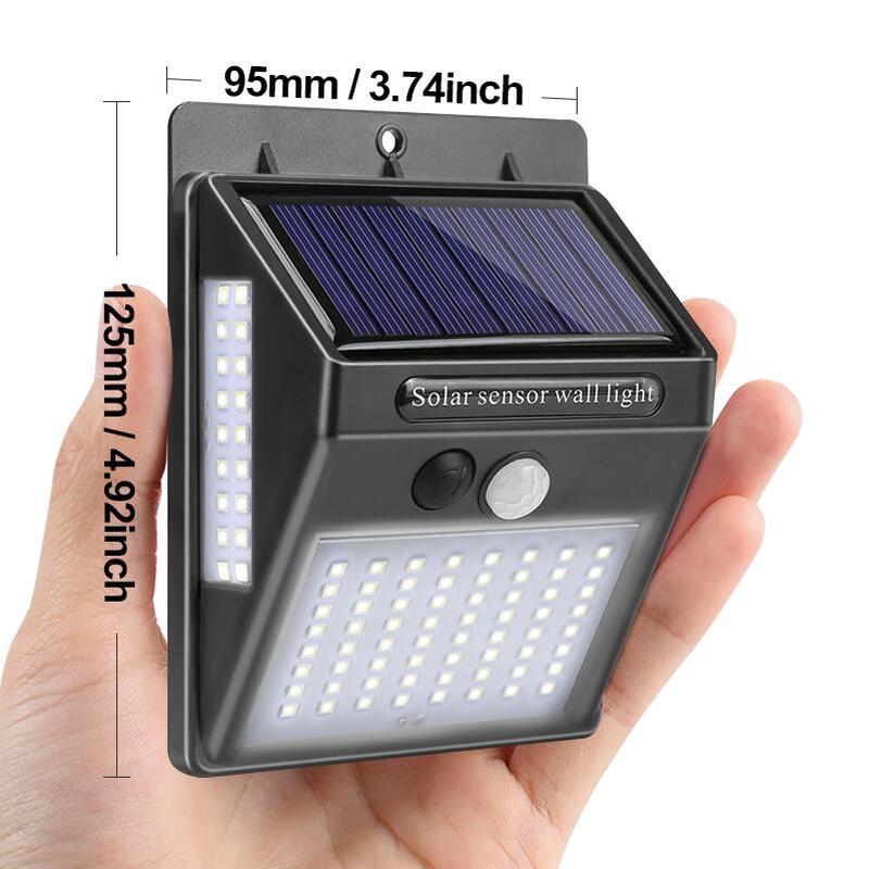 Solar Licht Outdoor Solar Lampe 100 LED PIR Motion... – Vicedeal