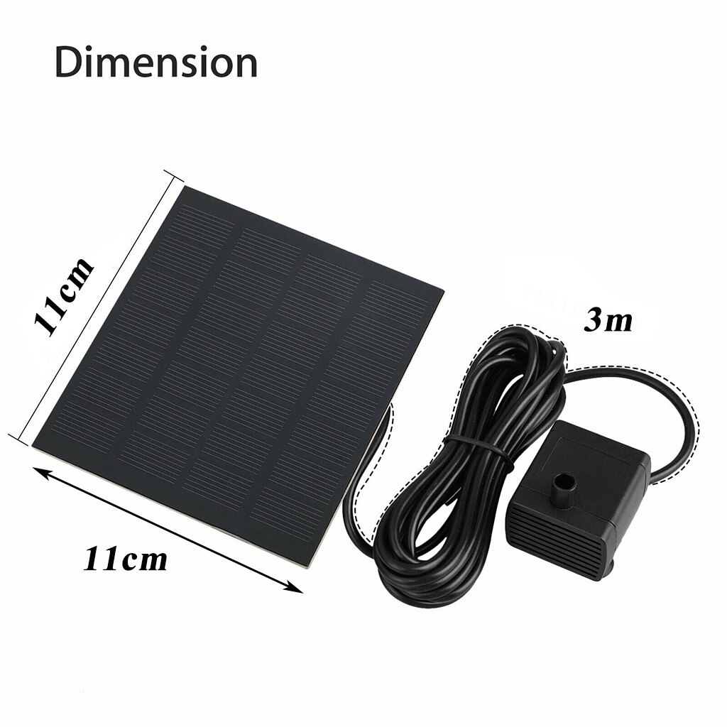 Mini Solar Power Brunnen Garten Pool Fischteich Im... – Vicedeal