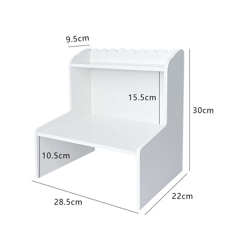 Eenvoudige Desktop Boekenplank Bureau Opslag Doubl... – Vicedeal