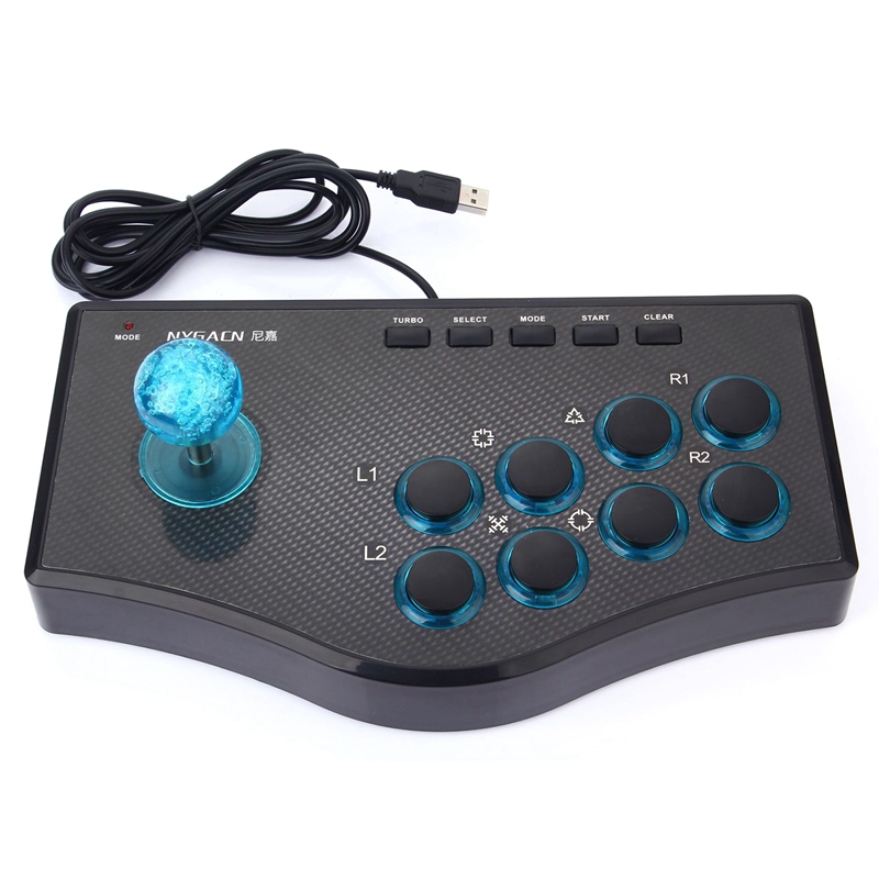 Wired Game Controller Game Rocker Usb Arcade Joyst Grandado