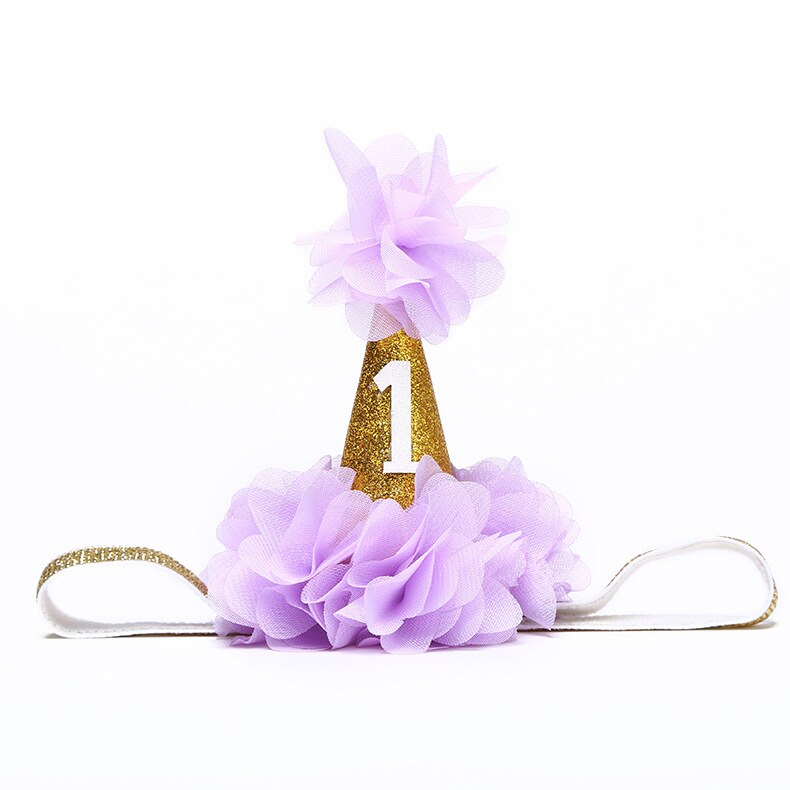 Baby Birthday Party Hat Princess Crown Headband 1 ... – Grandado