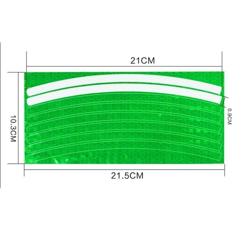 20PC Bike Body Reflective Stickers Bicycle Reflect... – Grandado