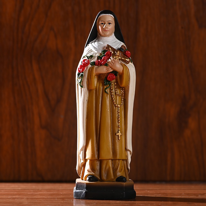 Resin Crafts Nun St. Rita of Cascia Catholic Figur... – Vicedeal