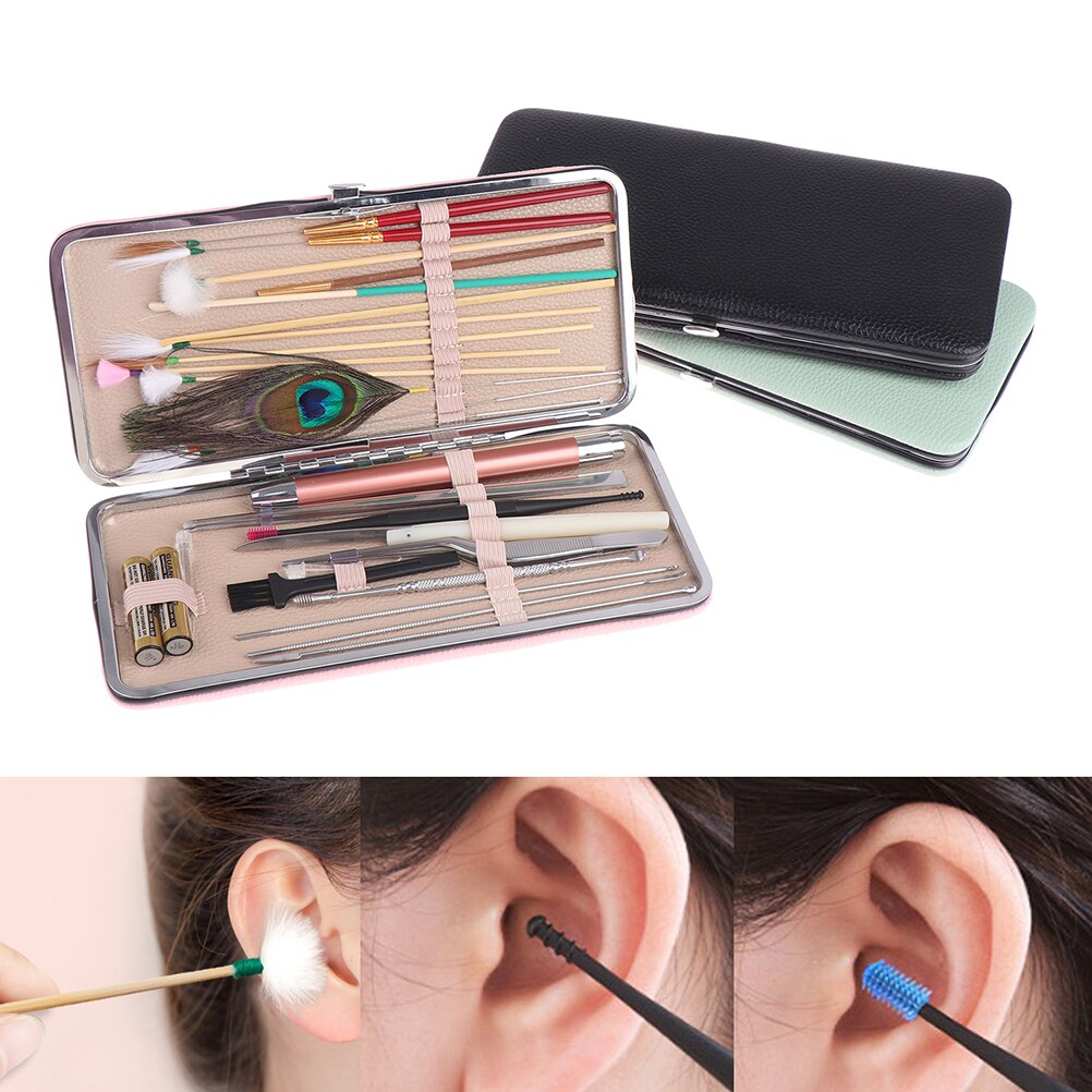 1Set Ear Wax Removal Tool Kit Ear Picking Set Earw... – Grandado