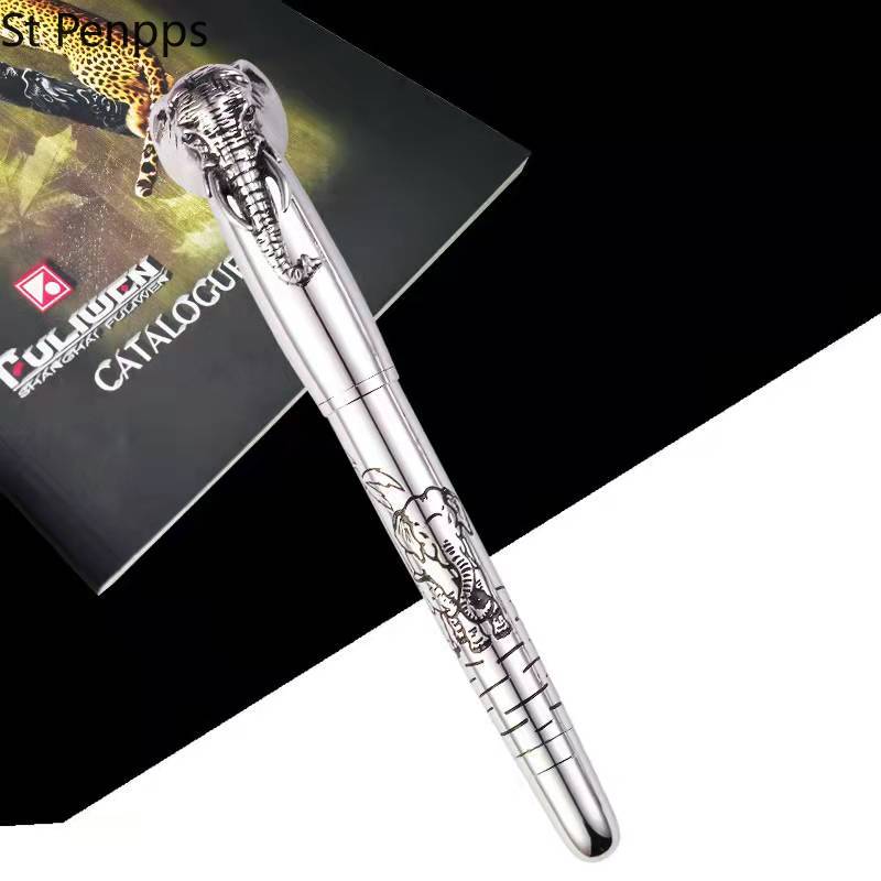 Fuliwen 2086 Elefanten Brunnen Stift Metall Silber... – Grandado