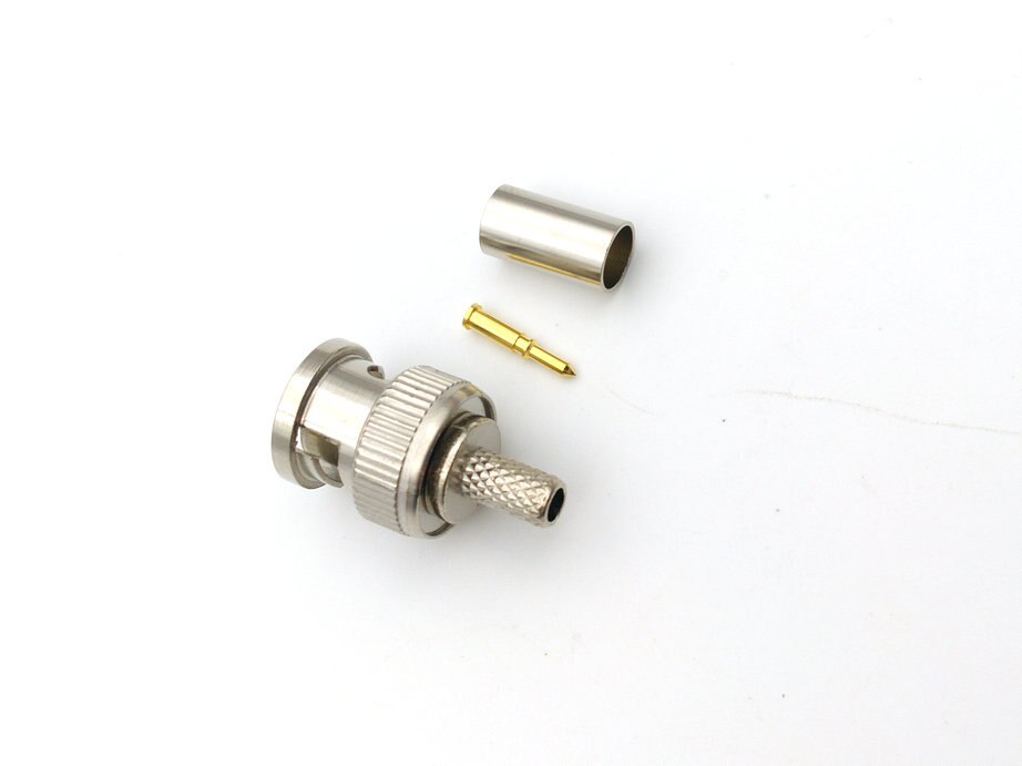 100Pcs Bnc Plug Crimp Connectors Voor RG58 RG-58 C... – Grandado