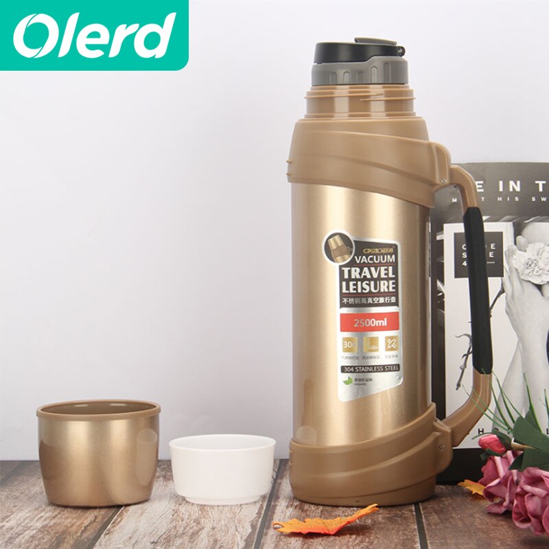 2000/2500ml Thermos Flask Outdoor Stainless Steel ... – Vicedeal