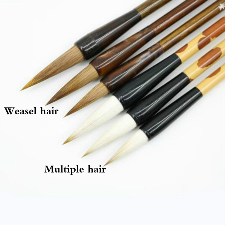 Caligrafia Chinese Brush Pen Regular Script Weasel... – Vicedeal