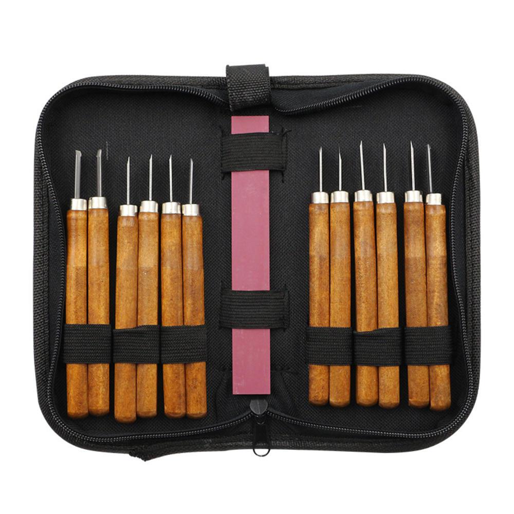 3/4/5/10/12pcs Wood Carving Chisel Knife Hand Tool... – Vicedeal