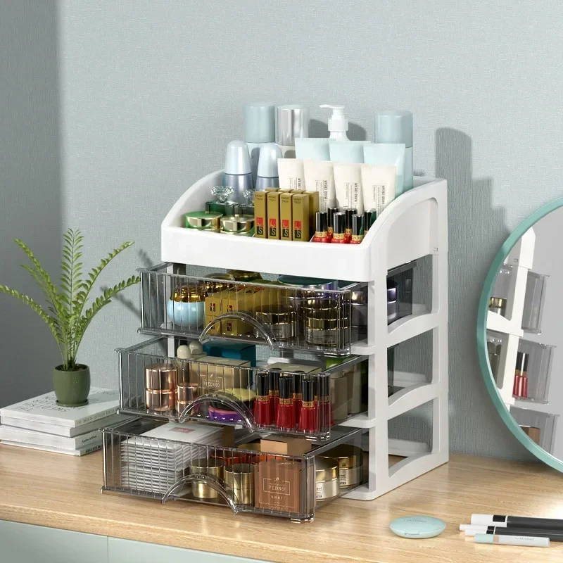 Clear Cosmetics Organizer Acrylic Drawers Makeup S... – Grandado