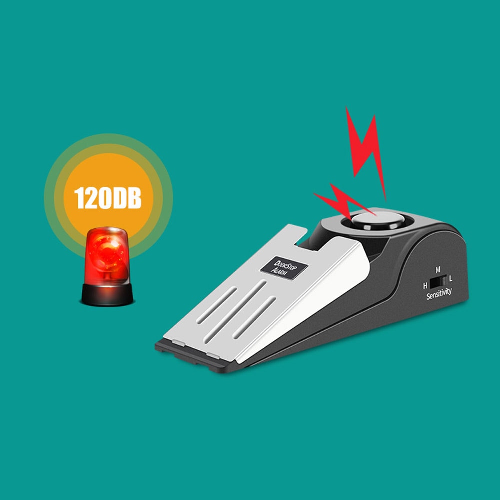 120dB Door Stop Alarm Wireless Home Travel Securit... – Vicedeal