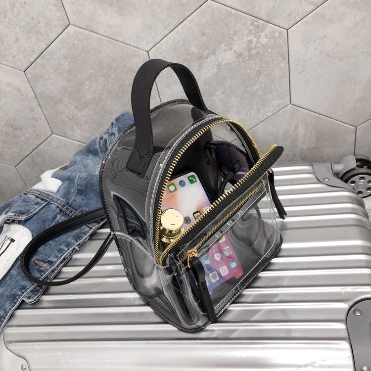 Brand Clear Small Backpack Transparent See Through... – Vicedeal