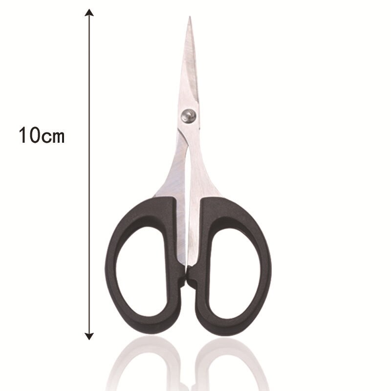 Sewing Scissors Black Plastic Handle Beauty Groomi... – Vicedeal