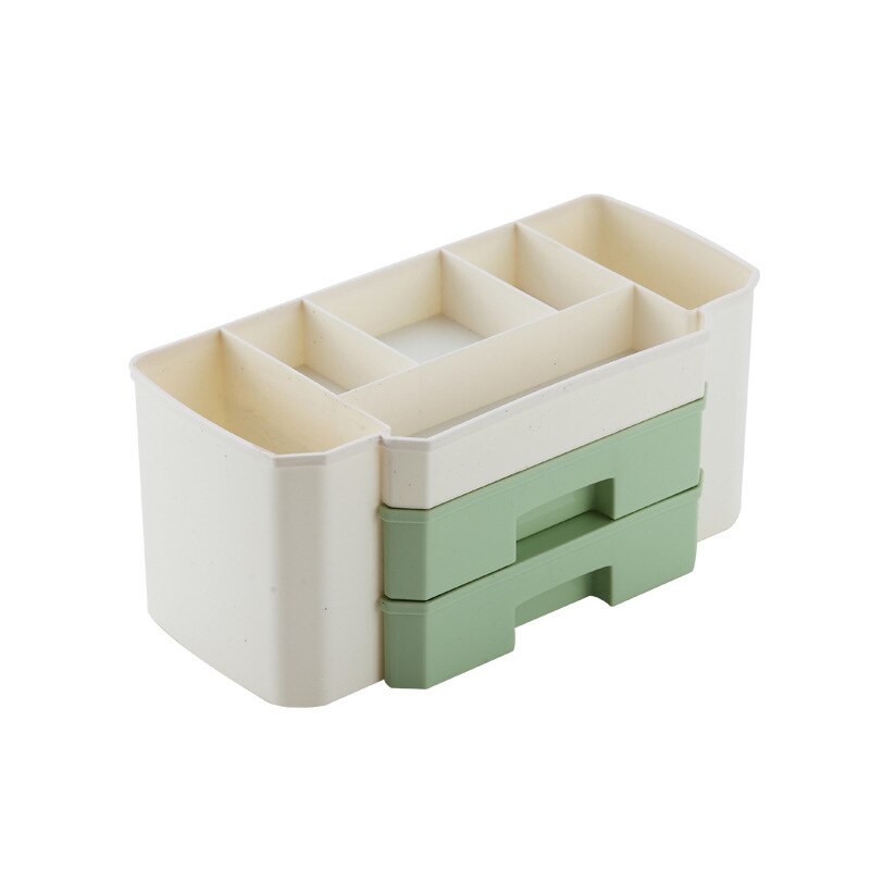 Desktop Storage Box 2 Layer Drawer Type storage Bo... – Grandado