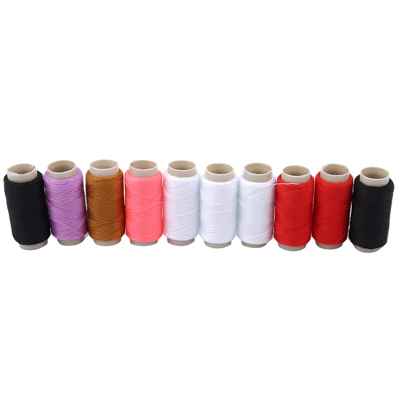 10 Pcs White Polyester Sewing Thread Strong And Du... – Vicedeal