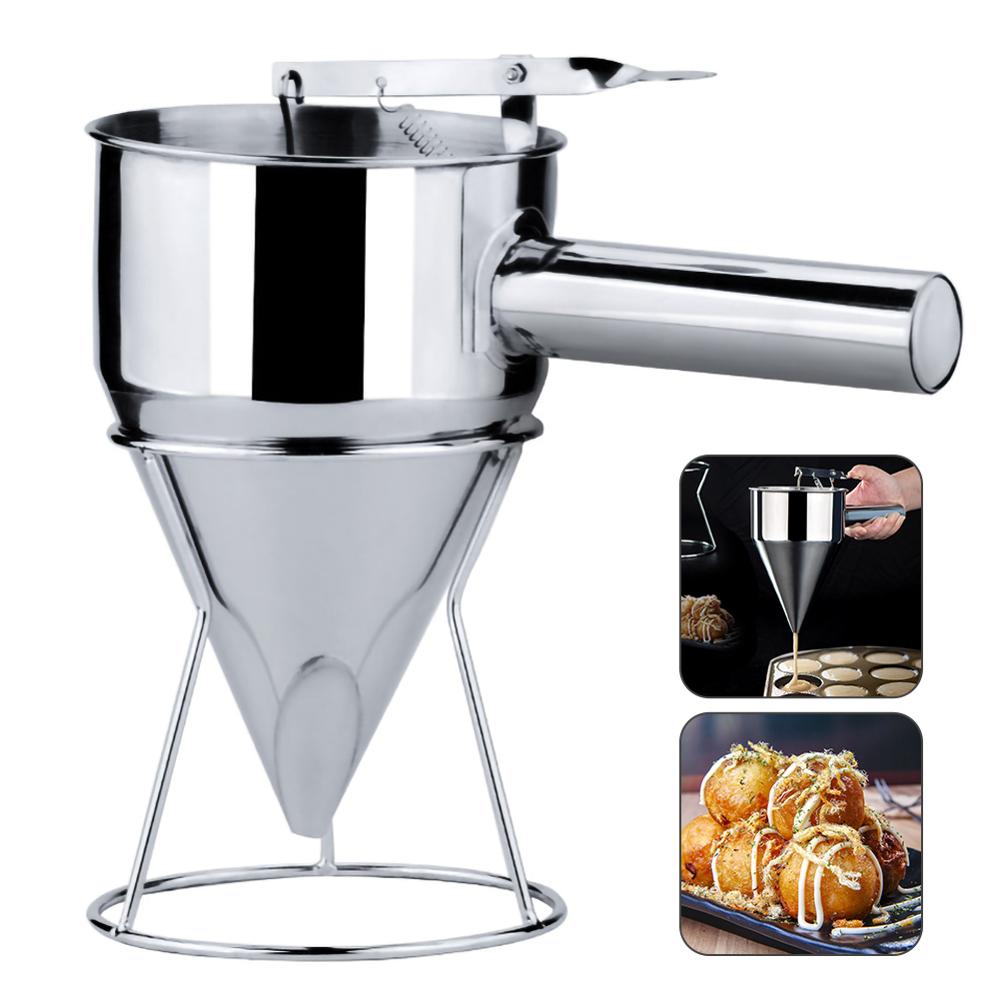 Rvs Trechters Met Rek, Pancake Batter Dispenser Tr... – Vicedeal