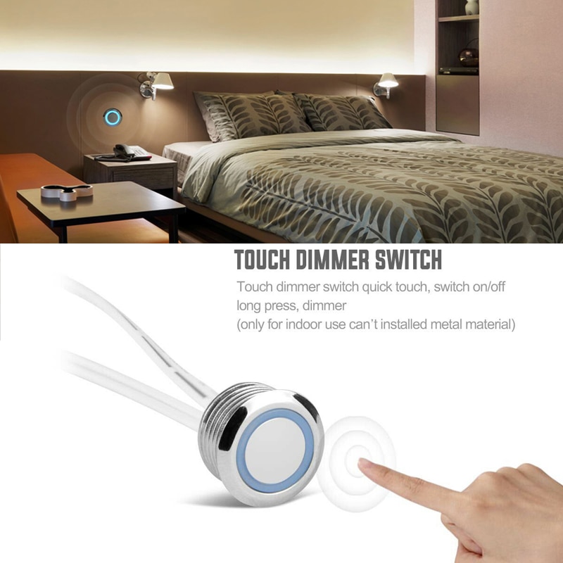 2m Stepless Dimmable Touch Sensor Switch DC 5V 12V... – Grandado