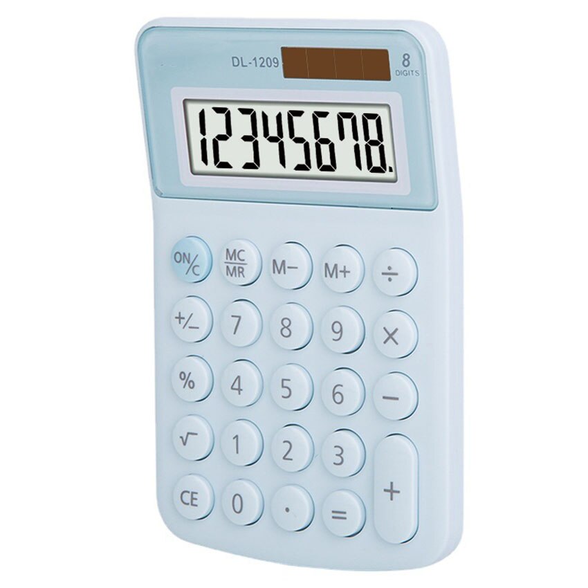 Mini Rekenmachine 8 Cijfers Solar Kleur Student Le... – Vicedeal