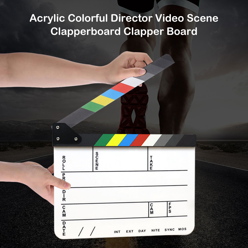 Director Video Scene Colorful Clapperboard TV Movi... – Grandado