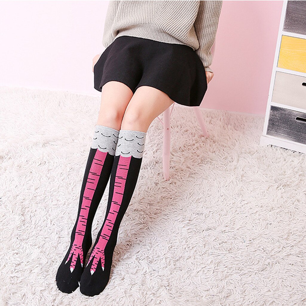 woman socks long Chicken Foot Socks Leg/Knee Socks... – Vicedeal