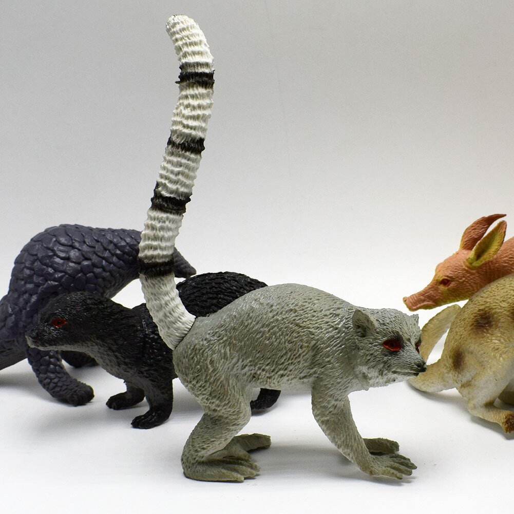 Six-PVC plastique modèle forêt prairie Animal sauv... – Grandado