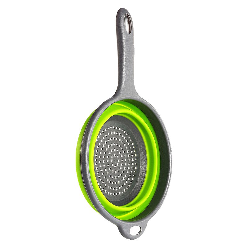 Foldable Silicone Colander Round Fruit Vegetable R... – Grandado