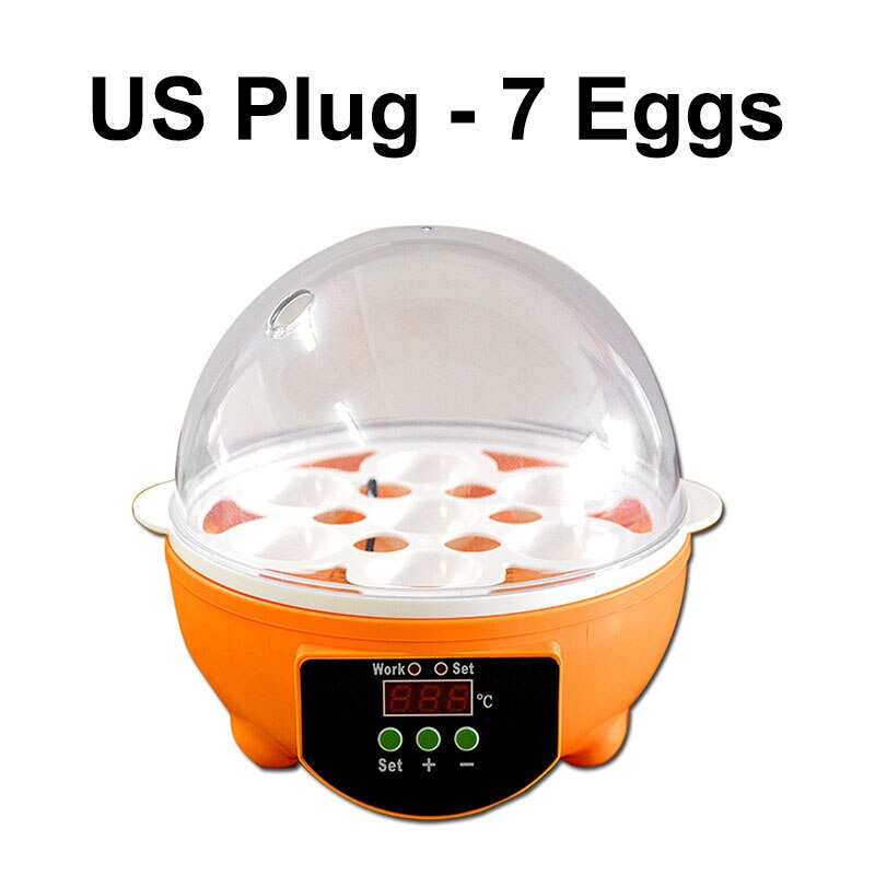 Mini 7 Eggs Incubator Manual Egg Turning Chicken D... – Grandado