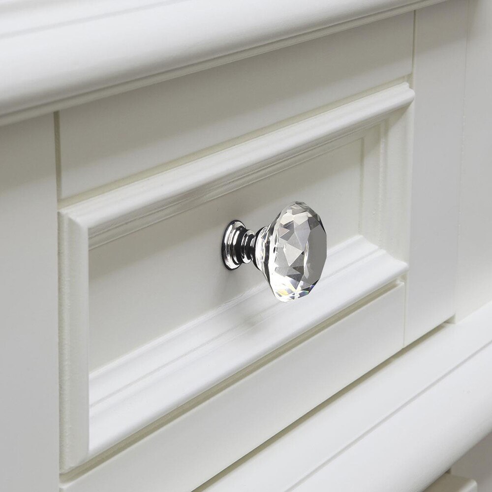Door Knobs Handles Clear Crystal Cupboard Drawer C... – Grandado