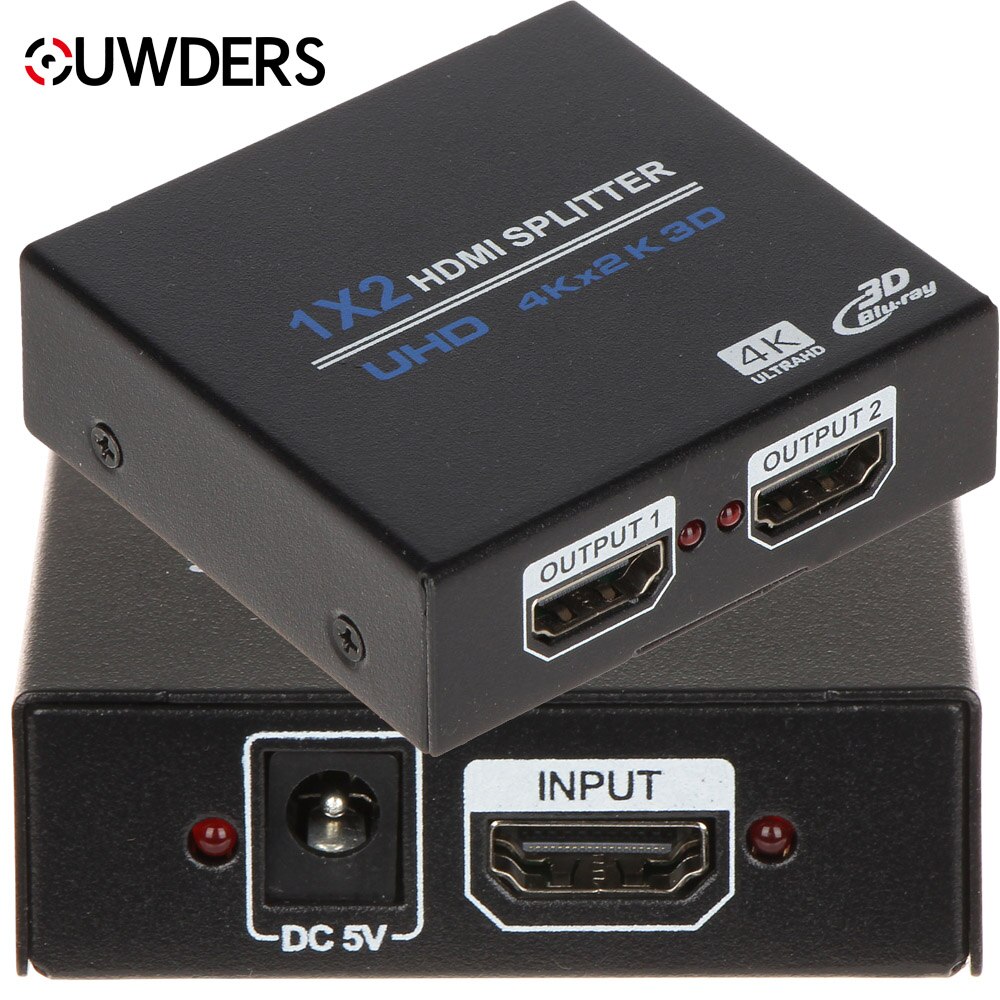 4K X 2K 3D HDMI 1 to 2 Split Double Signal Convert... – Grandado