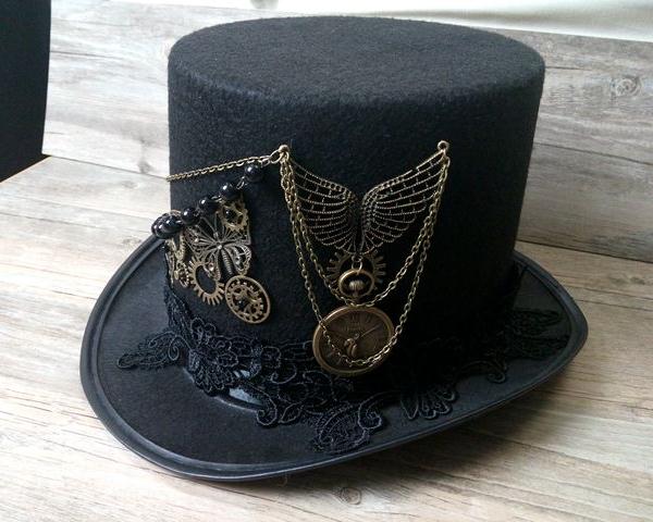 Handmade Steampunk Retro Vintage Top Hat Gothic Wo... – Grandado