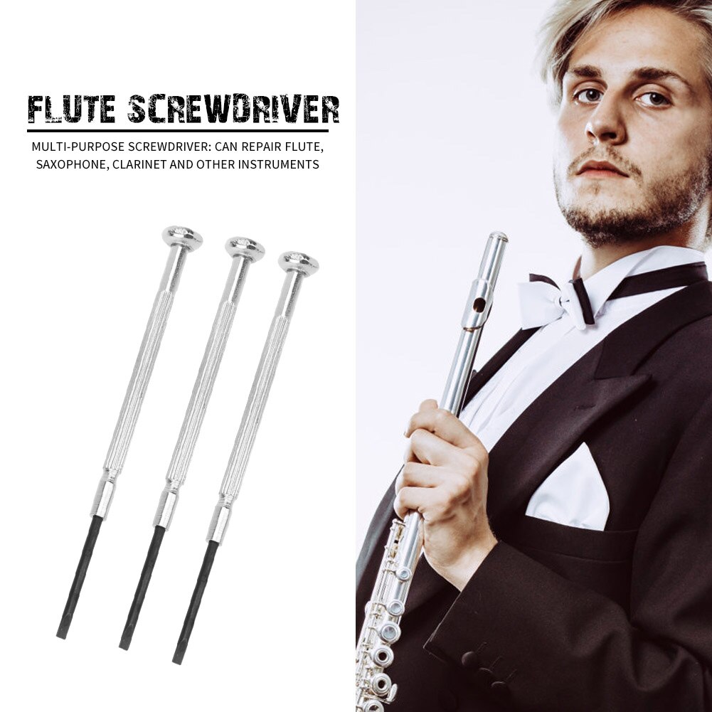 3Pcs/Set Stainless Steel Metal Screwdriver Flute S... – Vicedeal