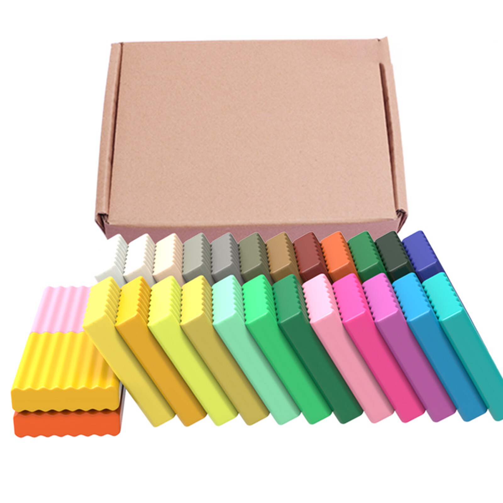 24/50 Color Air Dry Light Clay Toys DIY Soft Plast... – Grandado