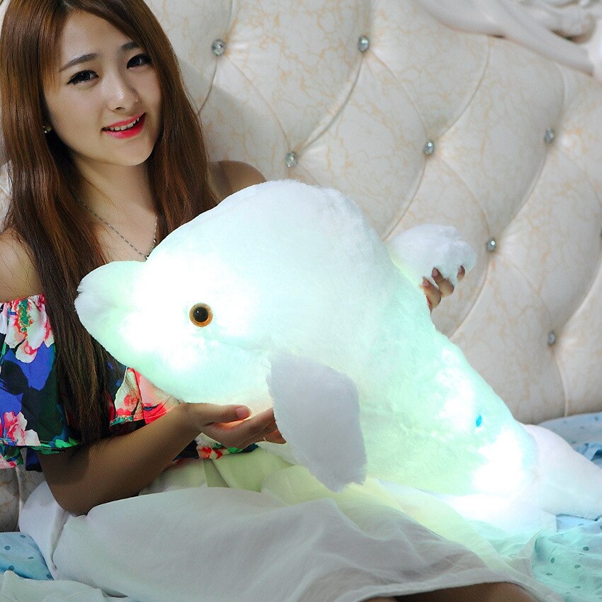 Children's Colorful Glowing Toy Dolphin Doll Senso... – Grandado