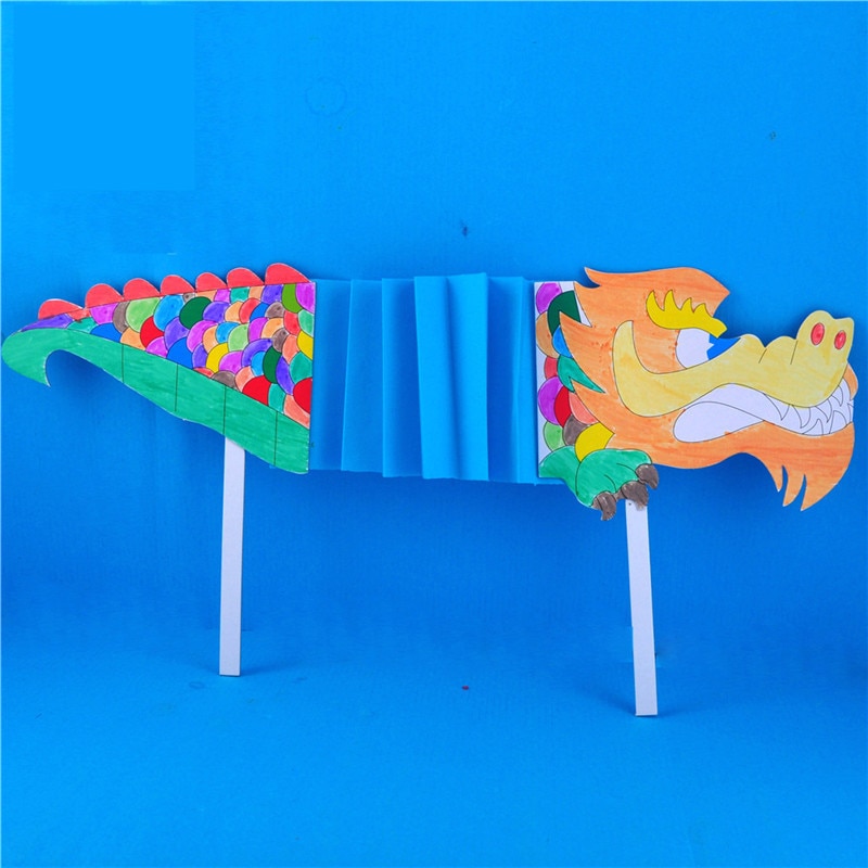 Kids Handmade Diy Dance Dragon Kindergarten Craft ... – Grandado