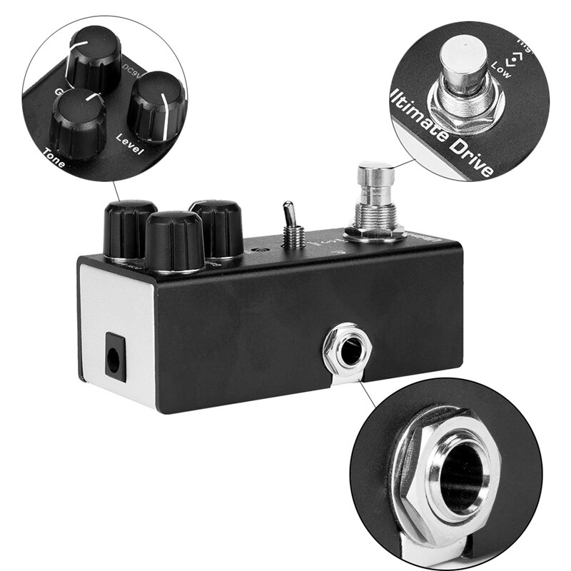 Ultimate Drive Guitar Effects Pedal Gain/Level/Ton... – Grandado